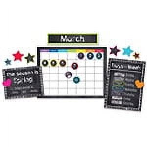 Stars Calendar Bulletin Board Set - Walmart.com