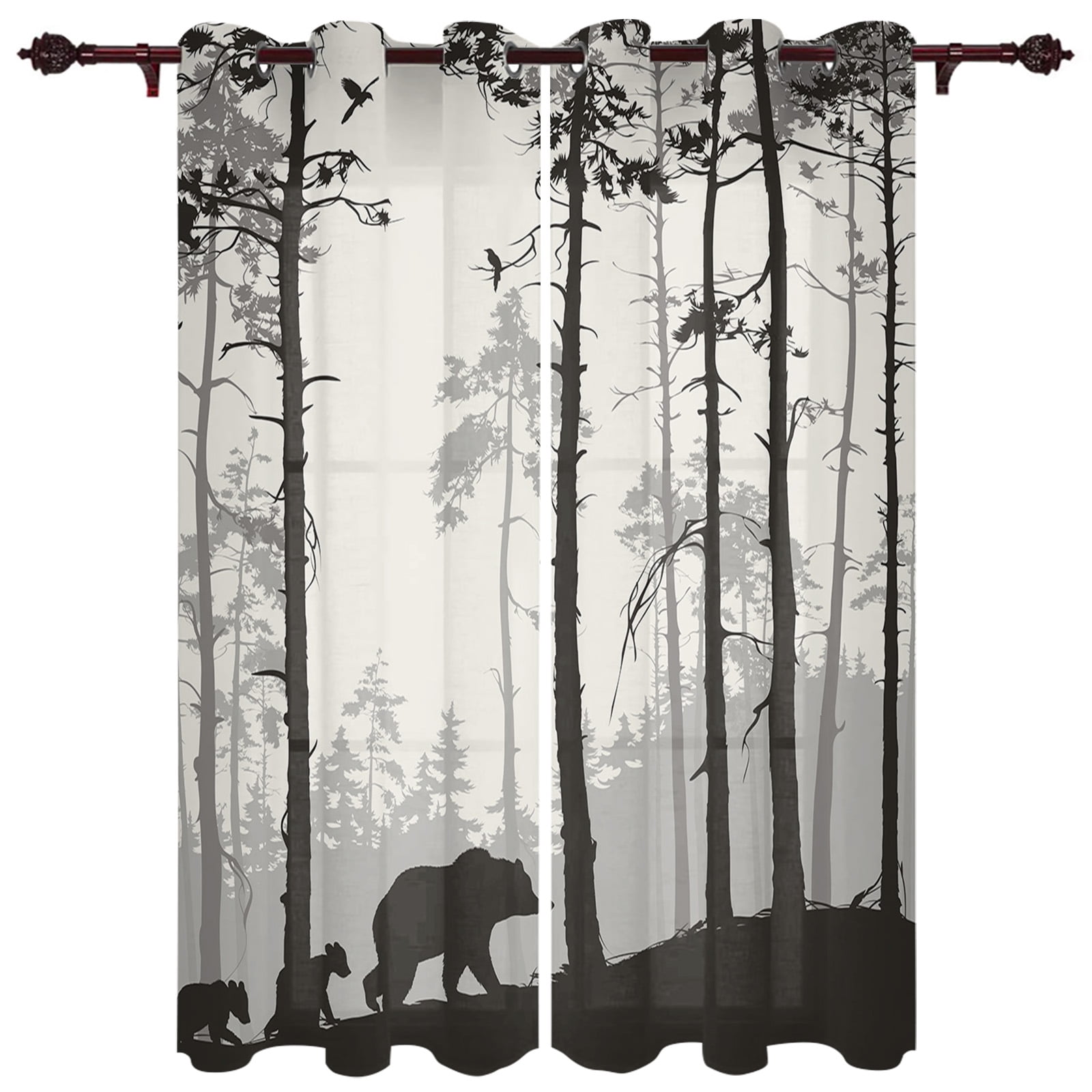 Stars Clouds And Bears Curtains for Living Room Bedroom Study r Curtain ...