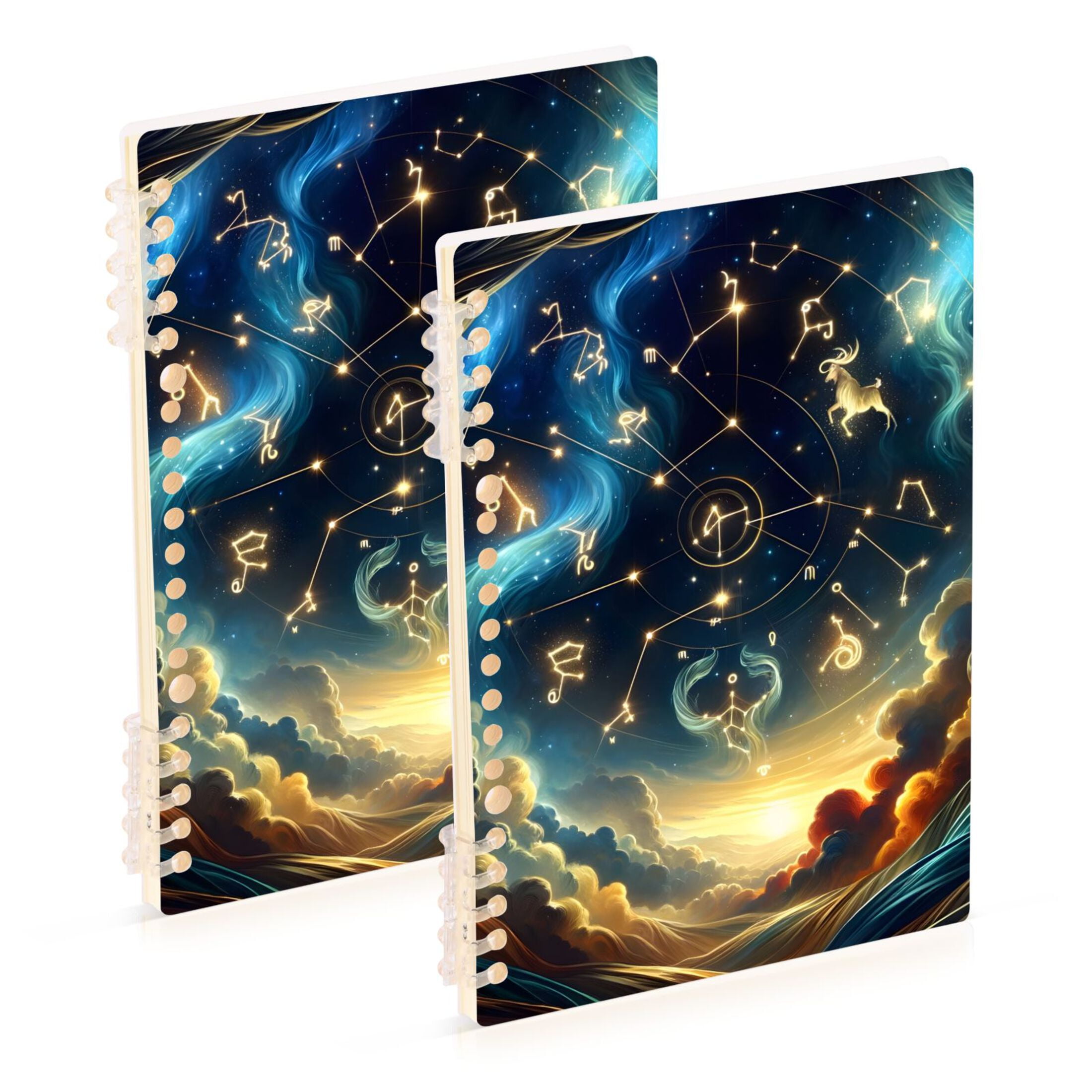 Stars Constellation Ring Binder Notebook Journey Note Diary College ...