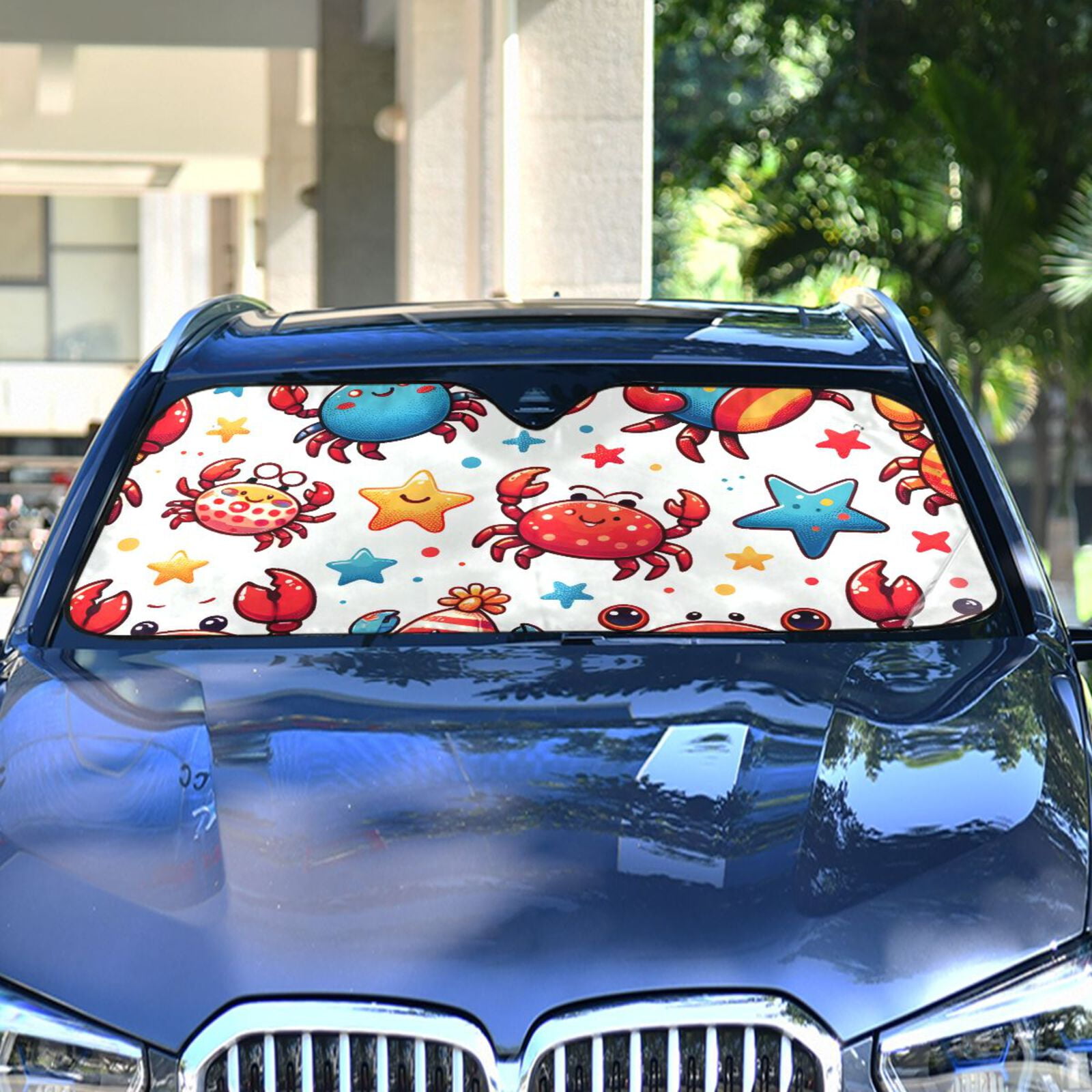 Stars Crabs Automotive Front Car Windshield Sun Shade Reflector ...