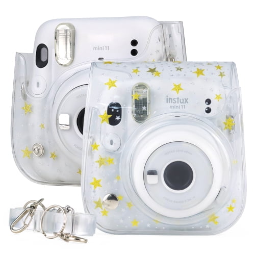 Stars Crystal PVC Hard Case Camera Bag with Shoulder Strap for FUJIFILM ...
