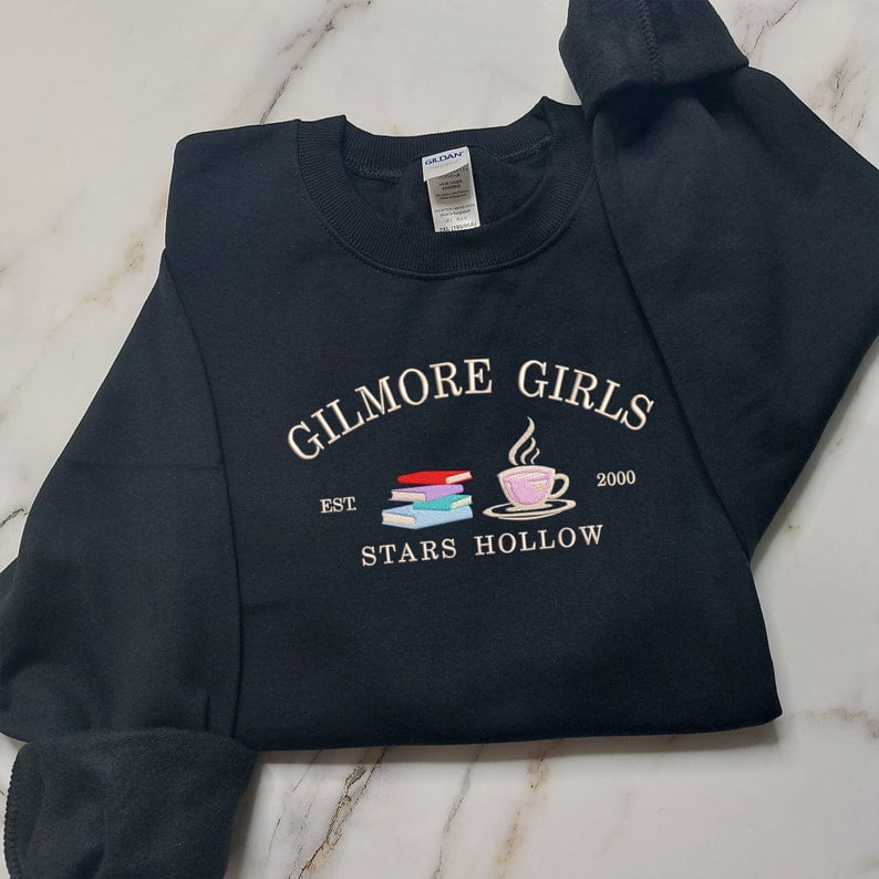 Stars Hallow Halloween Embroidered Sweatshirt - Walmart.com