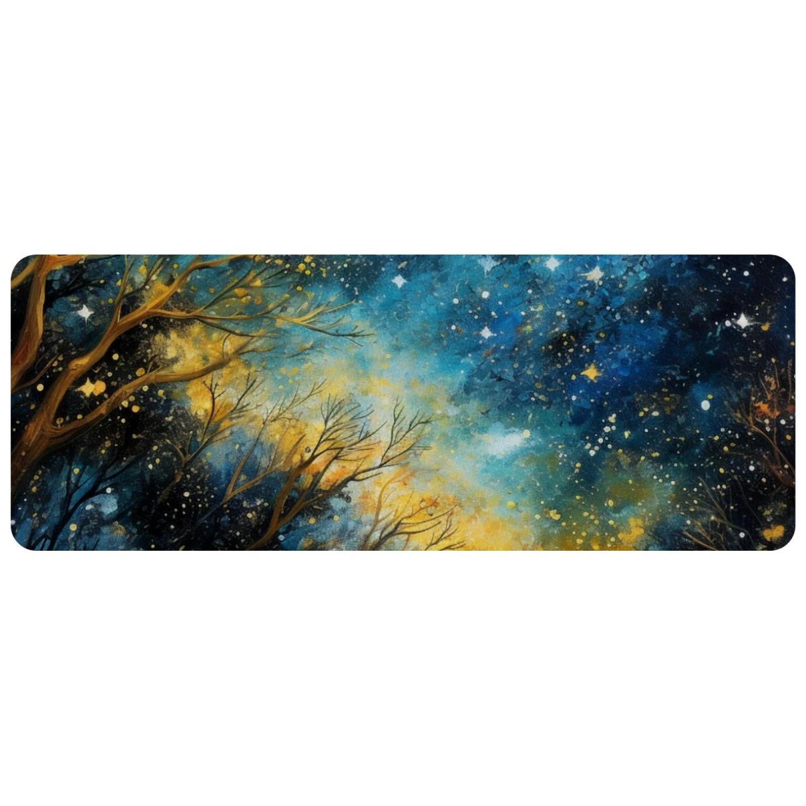Stars Nebula Mouse Pad, Personality Design Rubber Base for Office Decor ...
