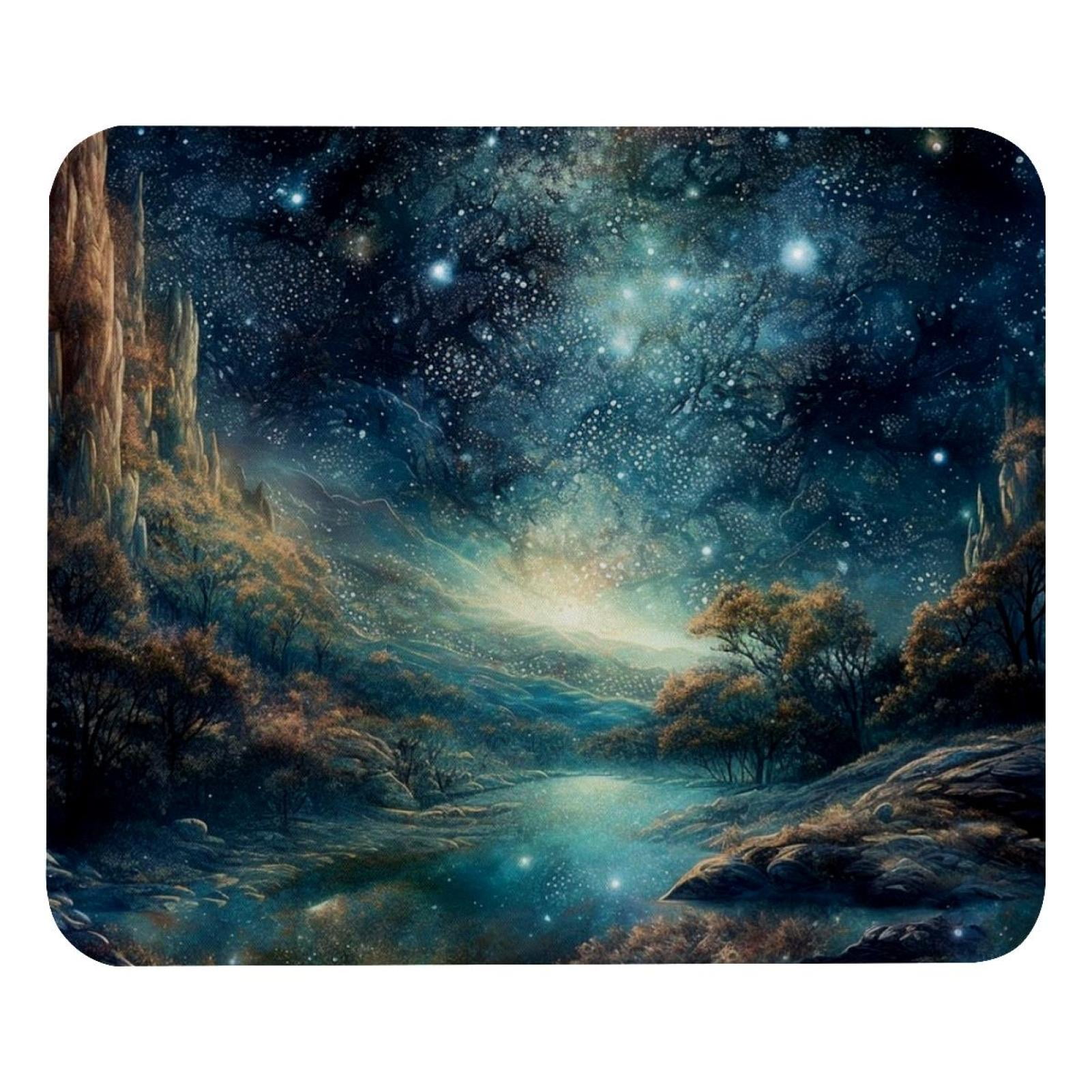 Stars Nebula Mouse Pad, Personality Design Rubber Base for Office Decor ...