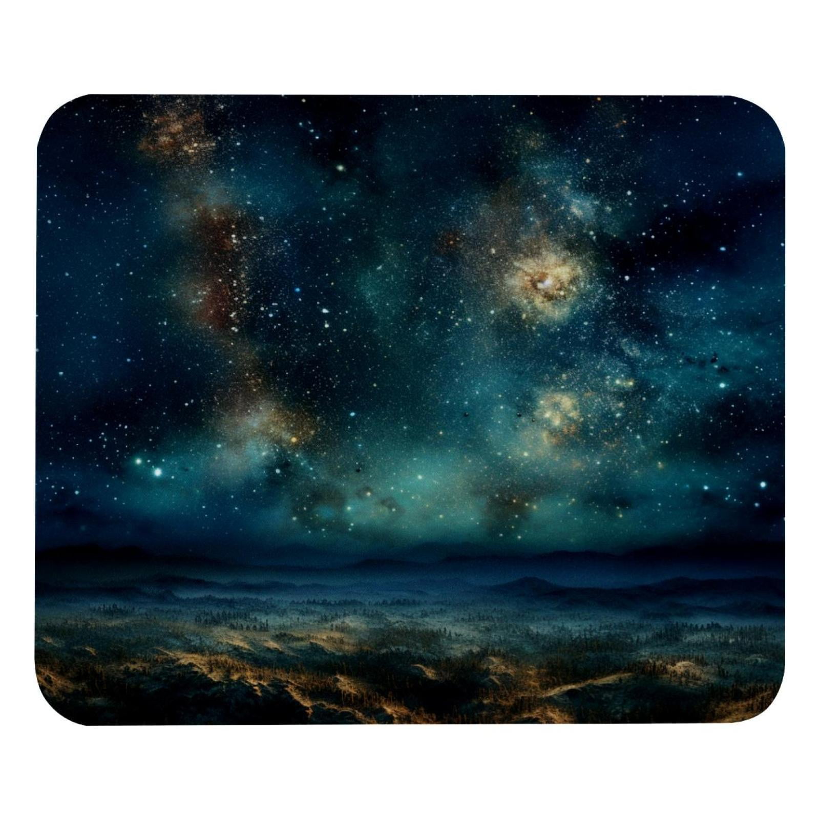 Stars Nebula Mouse Pad, Rubber Base Computer Mouse Pads for Wireless ...