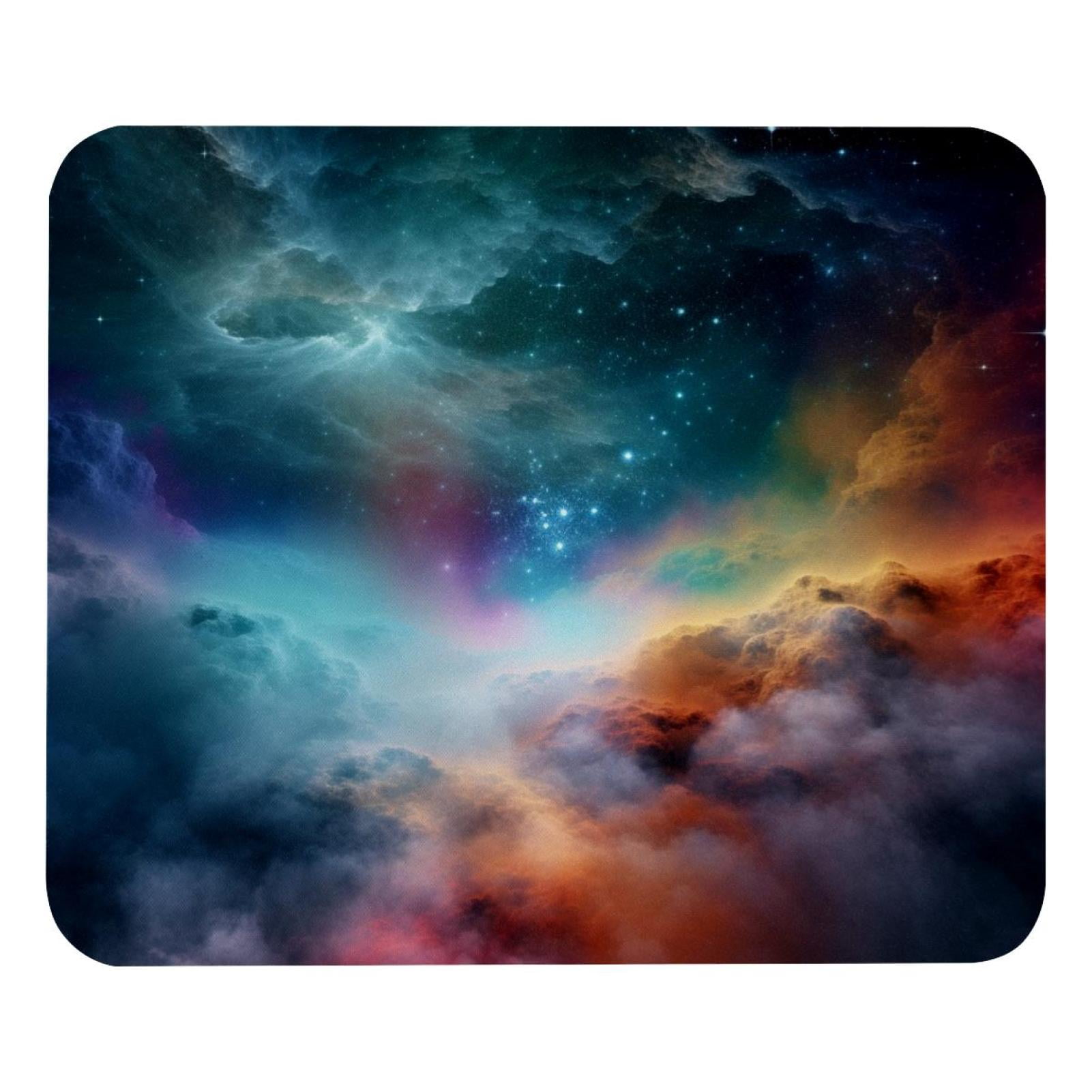 Stars Nebula Mouse Pad, Rubber Base Computer Mouse Pads for Wireless ...