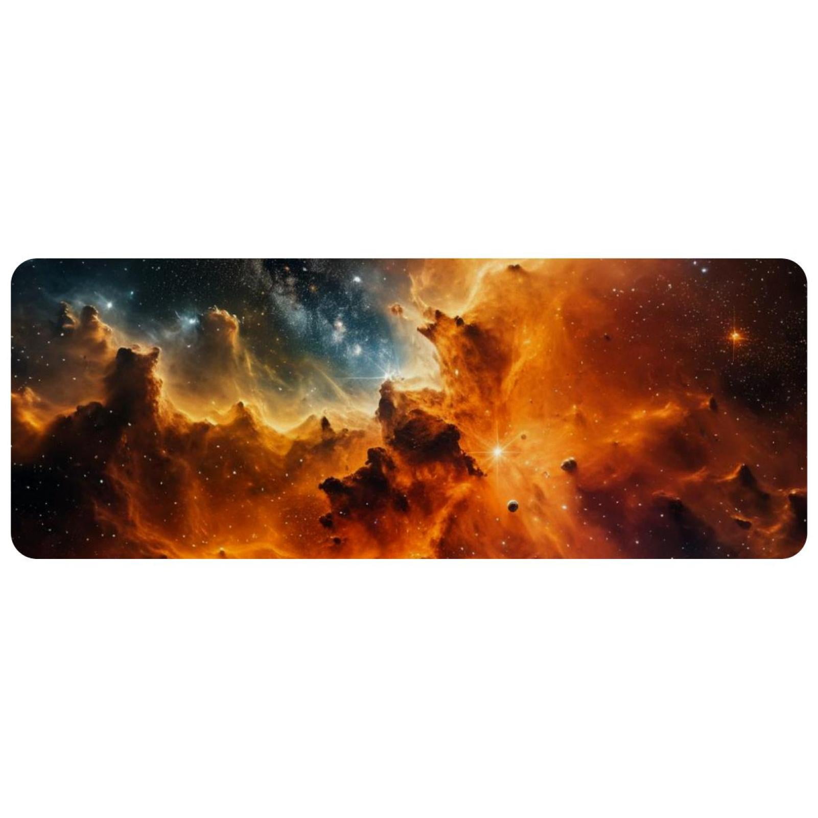 Stars Nebula Mouse Pad, Rubber Base Computer Mouse Pads for Wireless ...