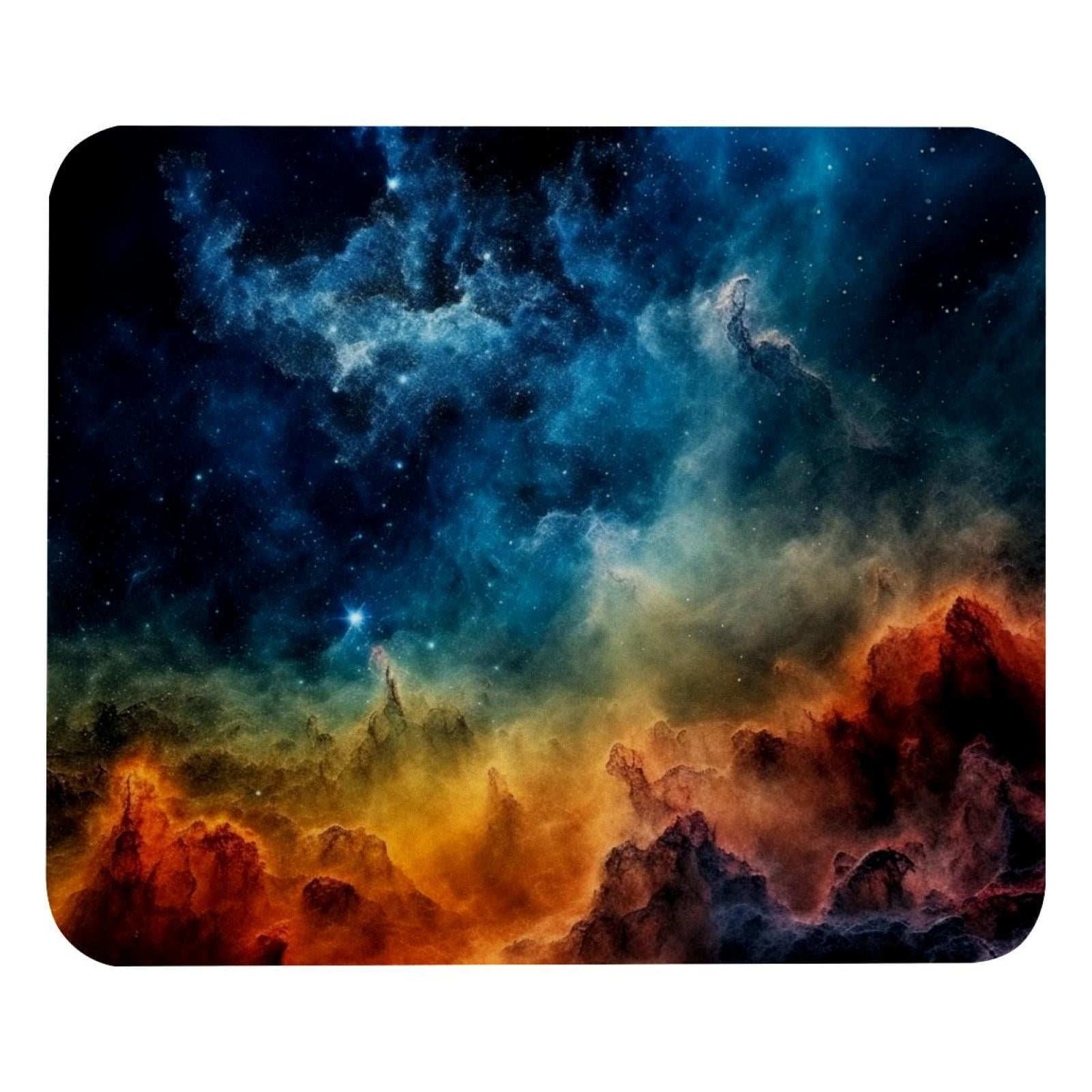 Stars Nebula Mouse Pad, Rubber Base Computer Mouse Pads for Wireless ...