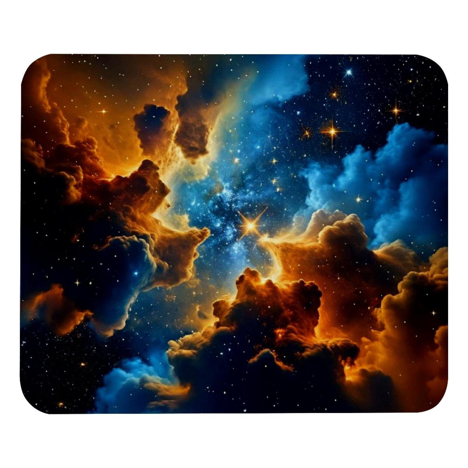 Stars Nebula Mouse Pad for Wireless Mouse Home Office Desk Laptop with ...