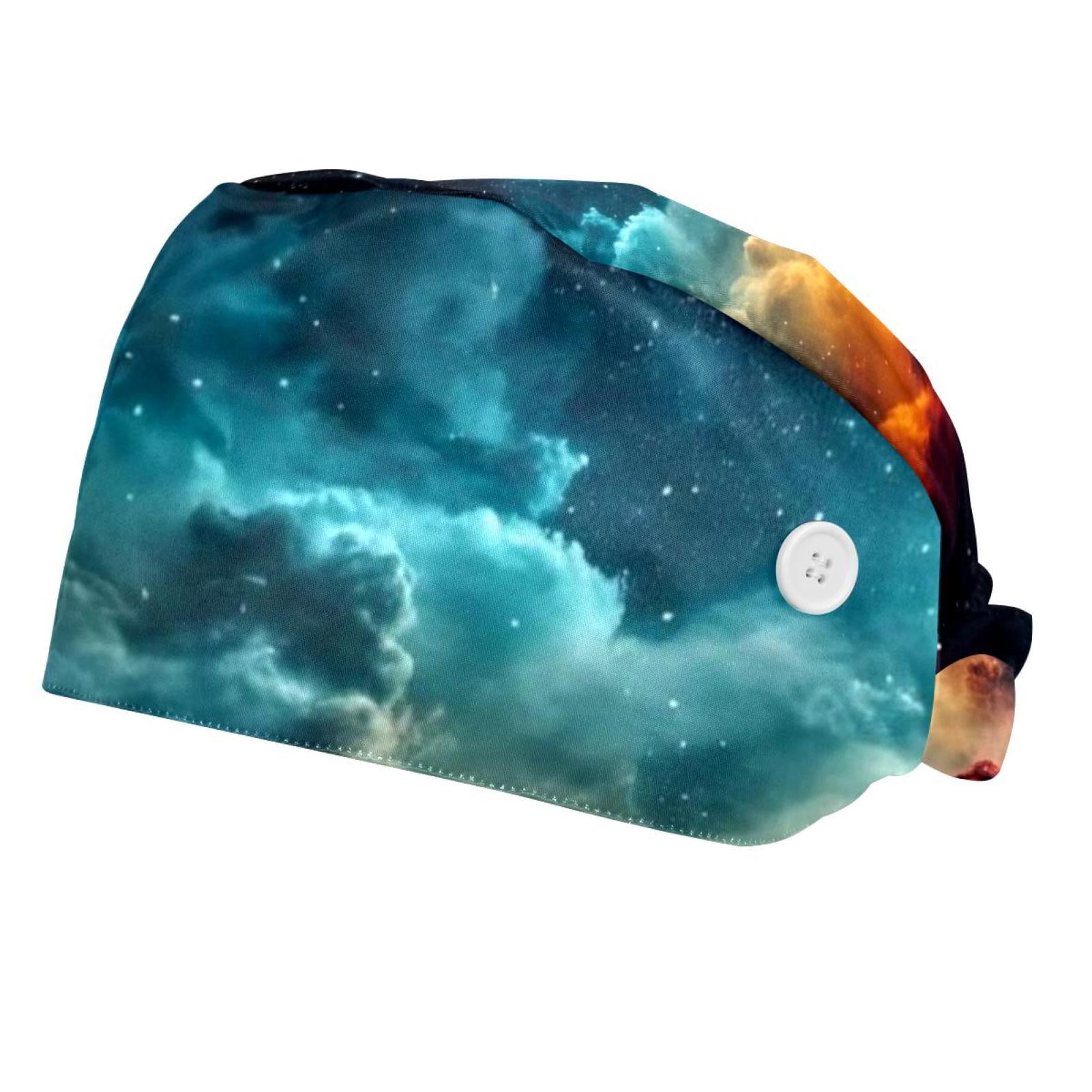 Stars Nebula Working Caps with Buttons,One Size,2 Packs - Walmart.com