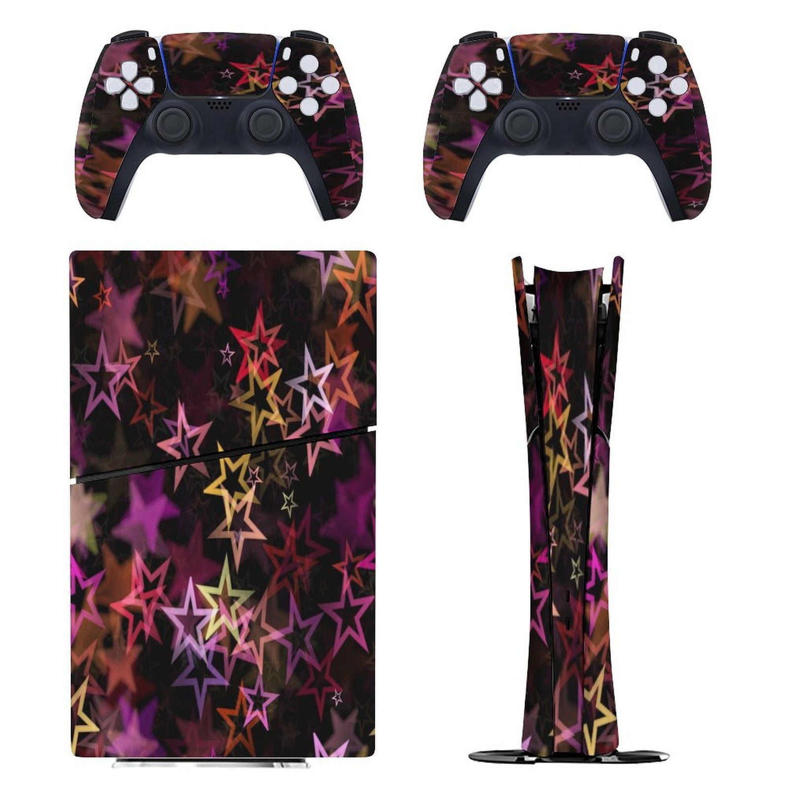 Stars PS5/PS5 Slim Digital Disc Skin Sticker For Console And Controller ...