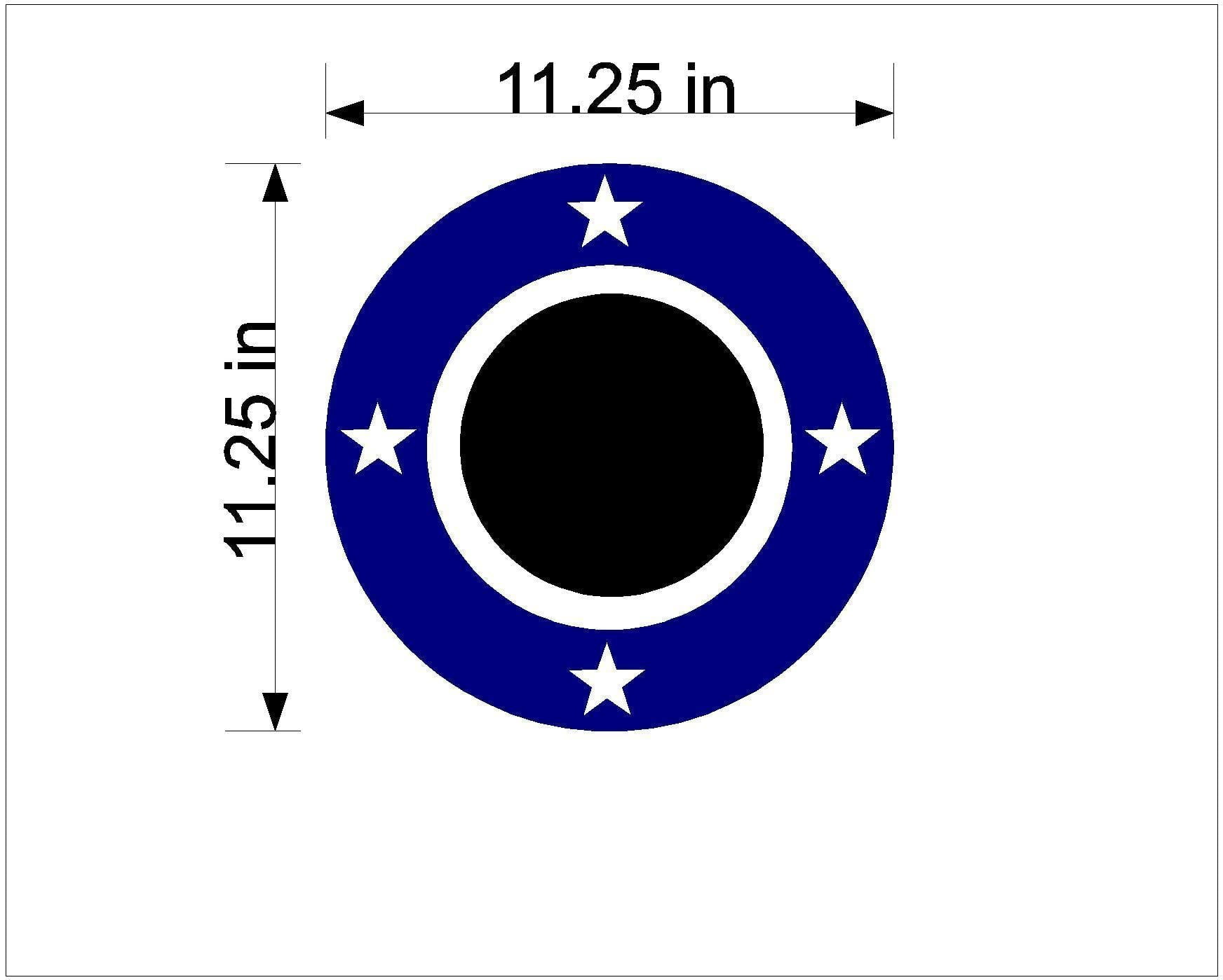 Stars Ring Cornhole Decals Stickers Bean Bag Toss - Walmart.com