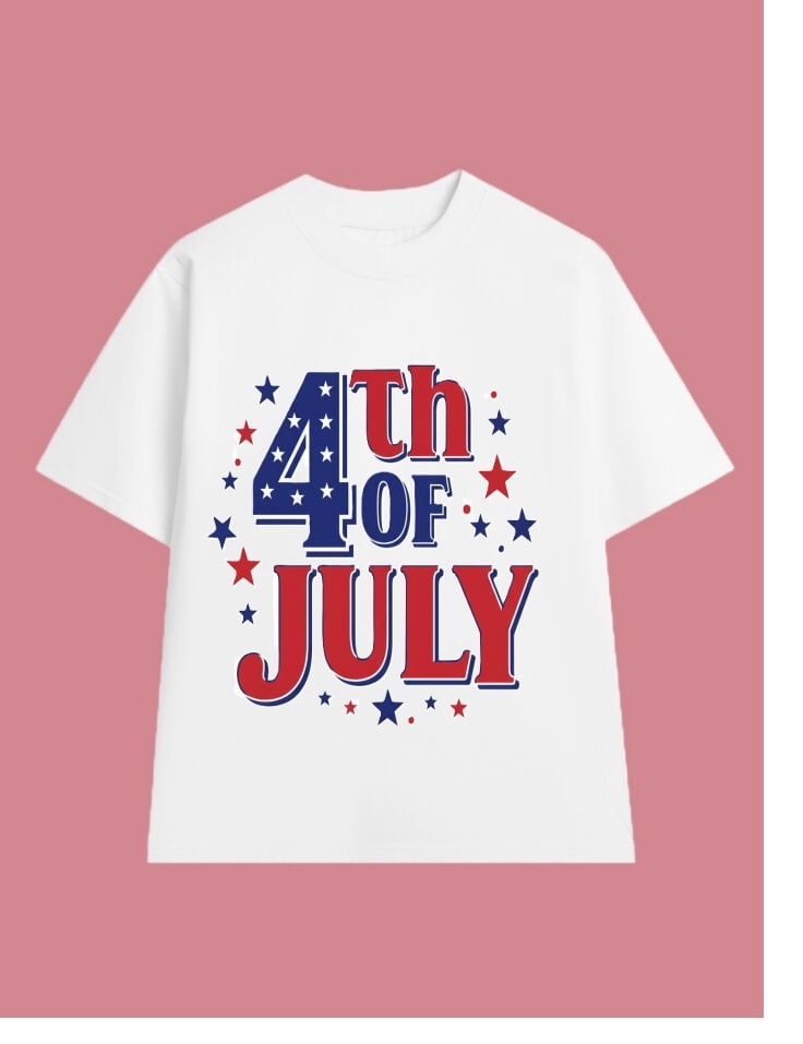 Stars, Stripes & Sunshine – 4th of July Girl Shirt - Walmart.com
