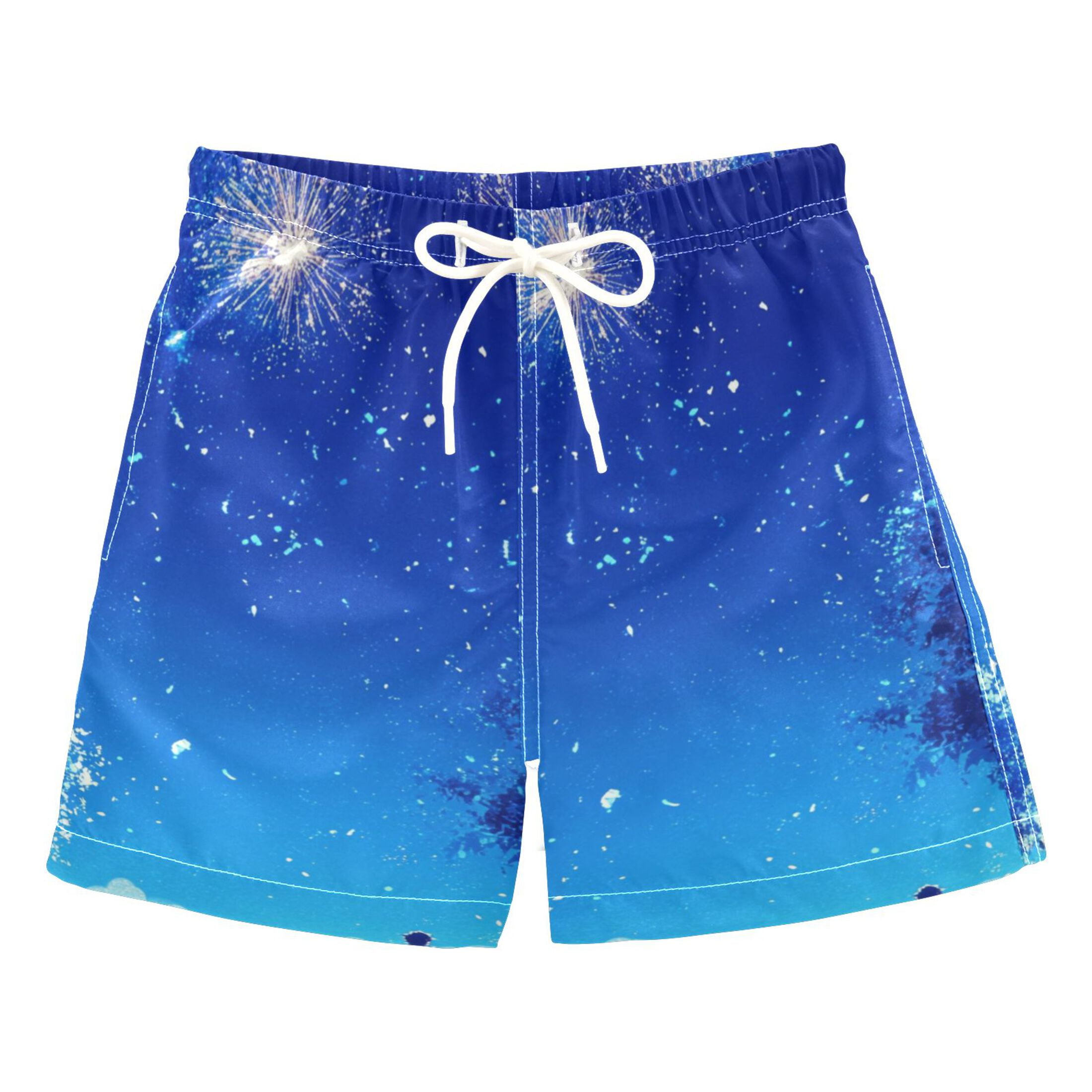 Stars and Night Sky Boys Swim Trunks Quick Dry Boy Swim Shorts for 3-14 Years - Walmart.com