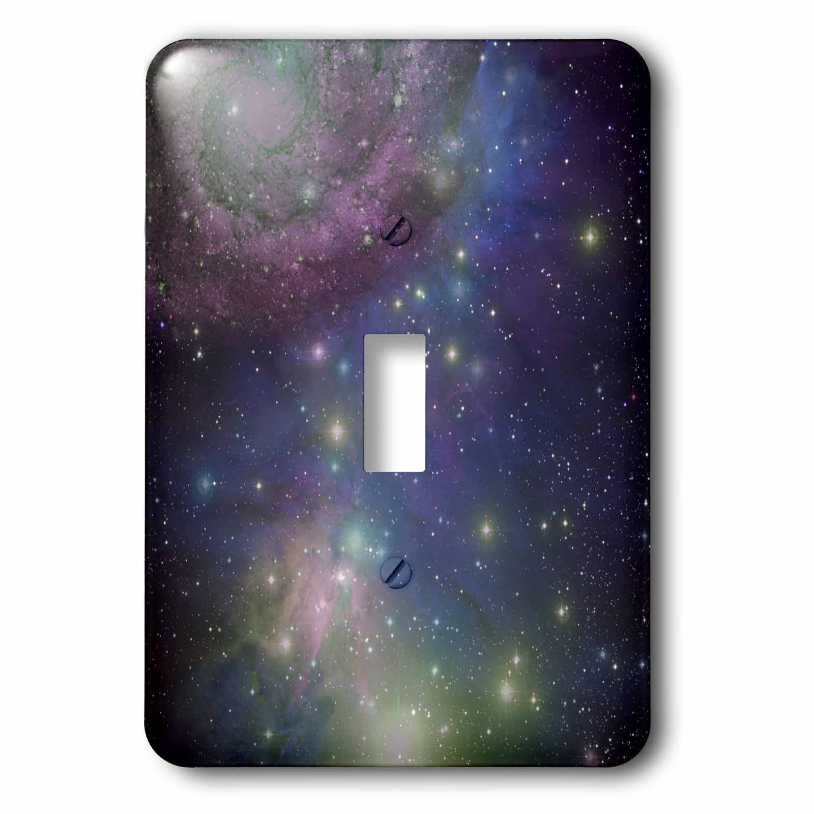 Stars galaxies and nebulas - navy night sky blue and purple space ...