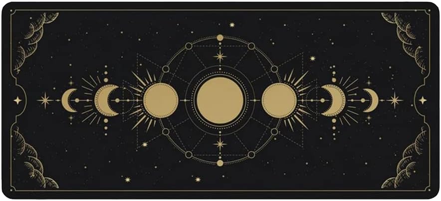 Stars in Space Horoscope Desk Mat Mystical Astronomy Mouse Pads Moon ...