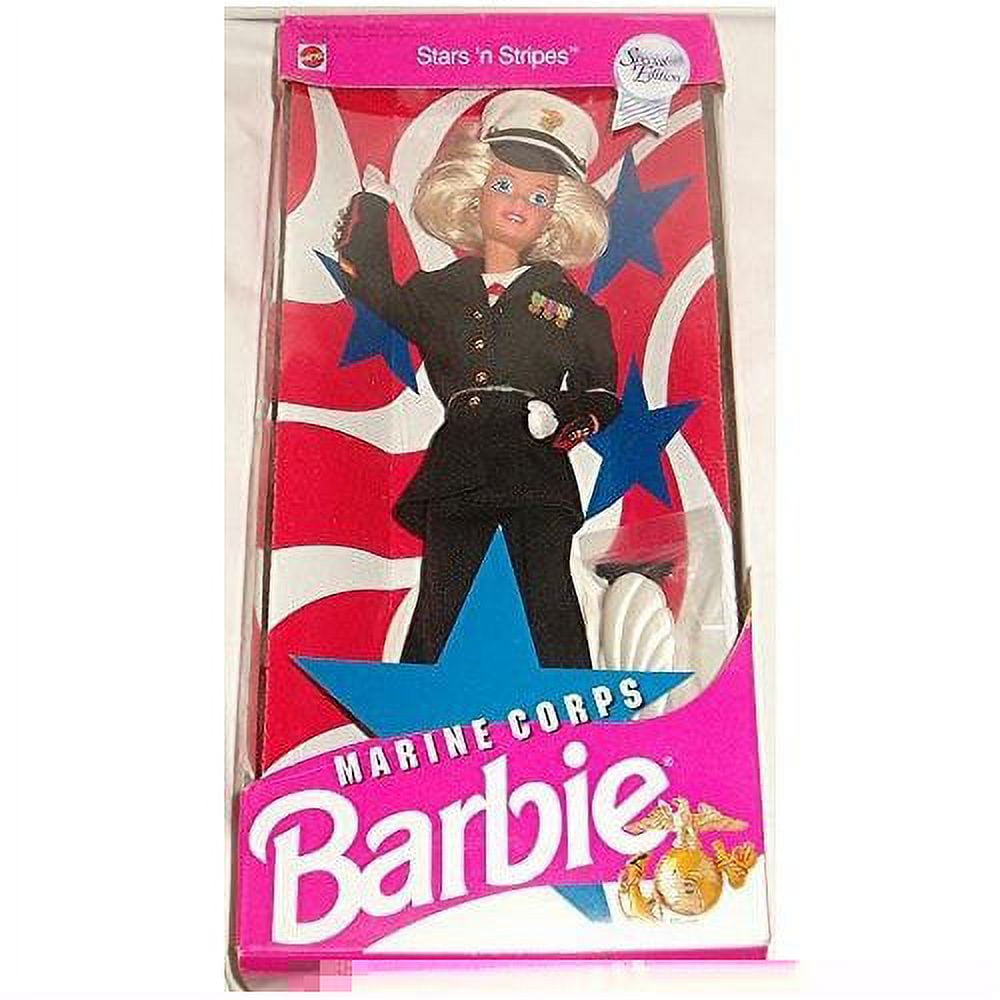 Stars 'n Stripes Special Edition Marine Corps Sergeant Barbie Doll 1991 ...