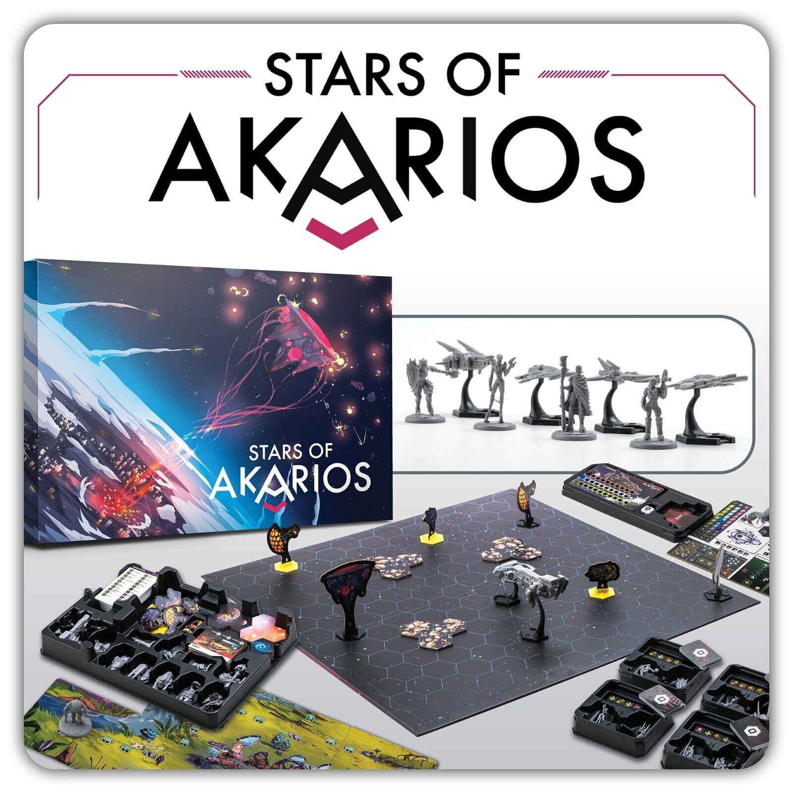 Stars of Akarios Board Game by Open Owl Studios - 1-4 Players - Space ...