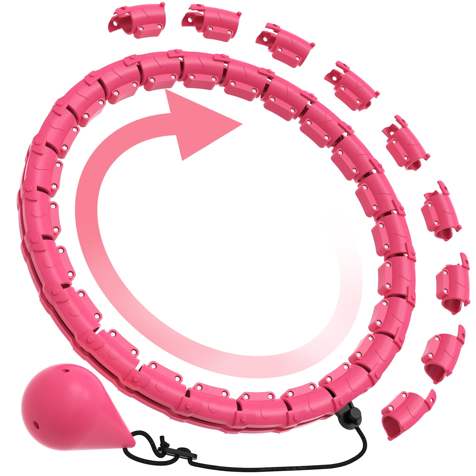 Starsace 36inch 18 Knots Quiet Weighted Hula Infinity Fitness ...