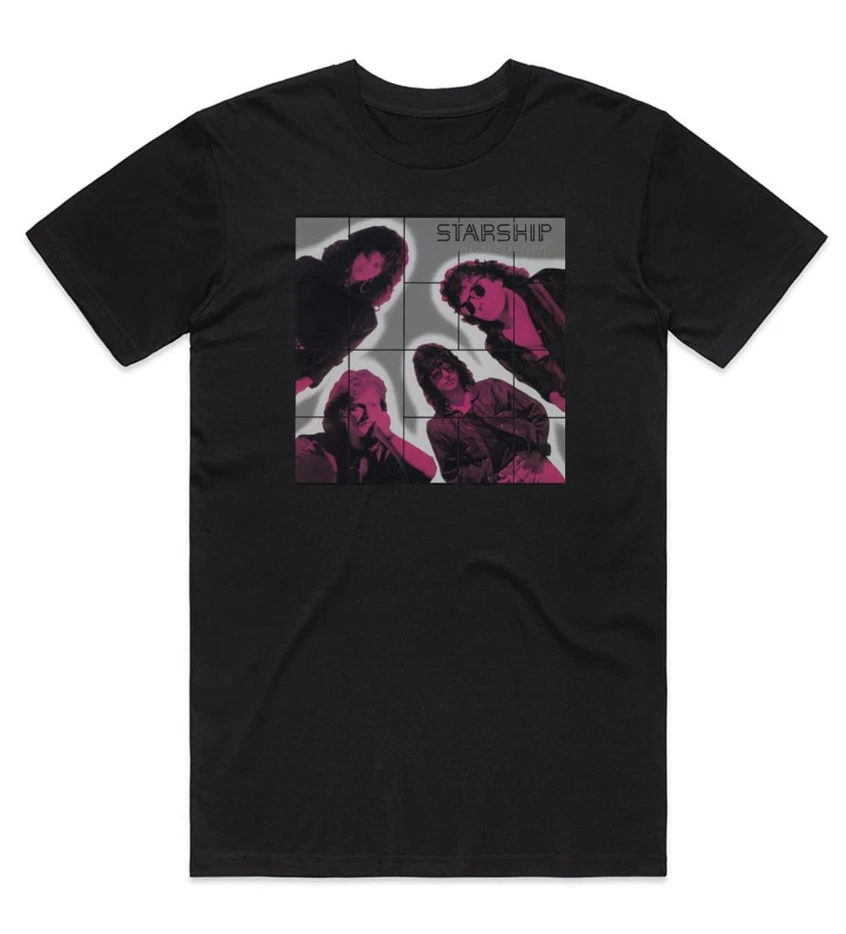 Starship No Protection Album Cover T-shirt, size S-5XL - Walmart.com