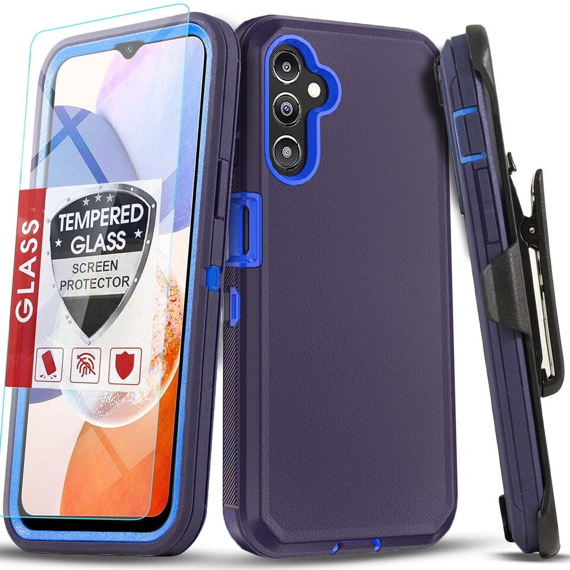 Starshop Galaxy A32 5G case, With Tempered Glass Protector, Shockproof ...