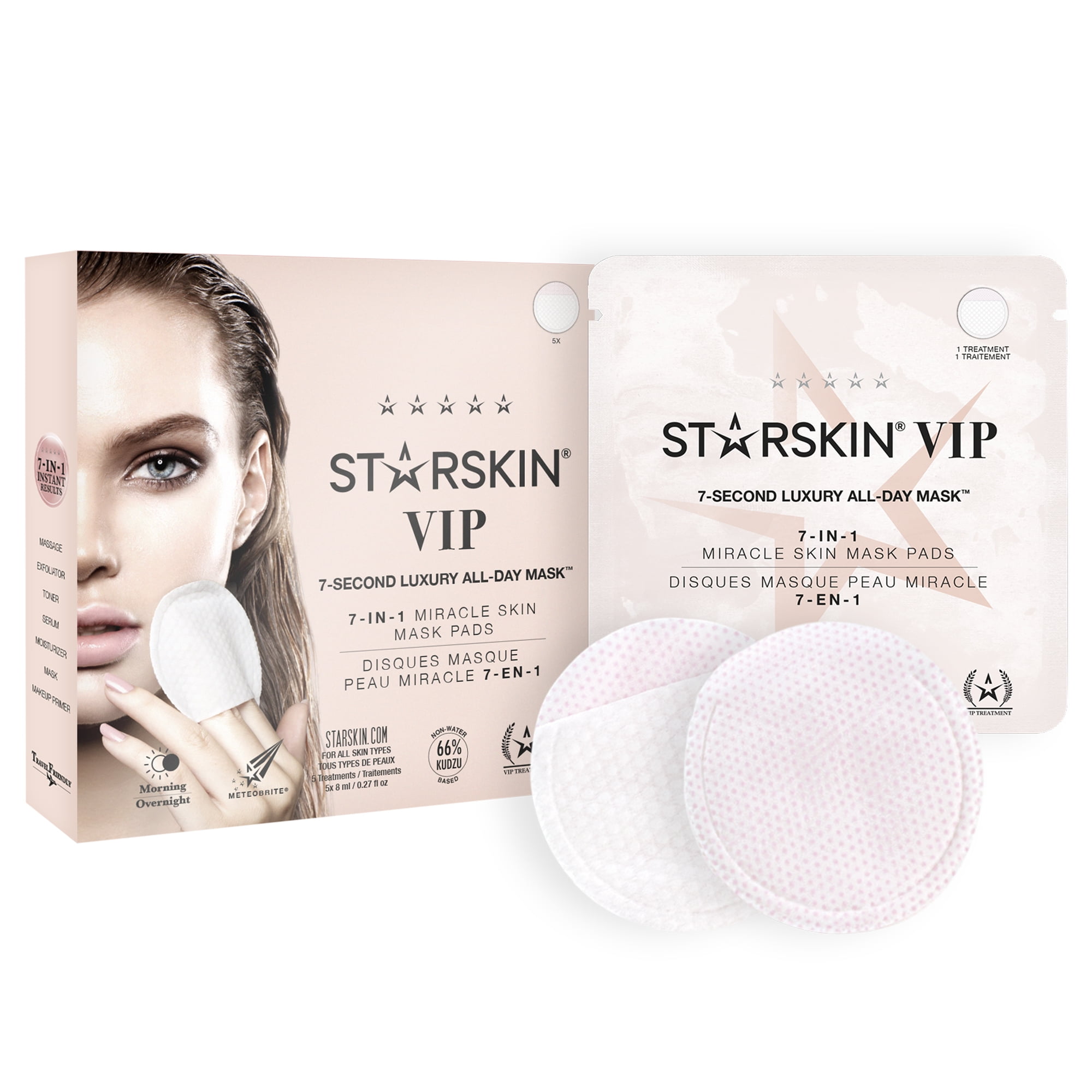 Starskin 7-Second Luxury All-Day Mask Pads, 5 pack - Walmart.com