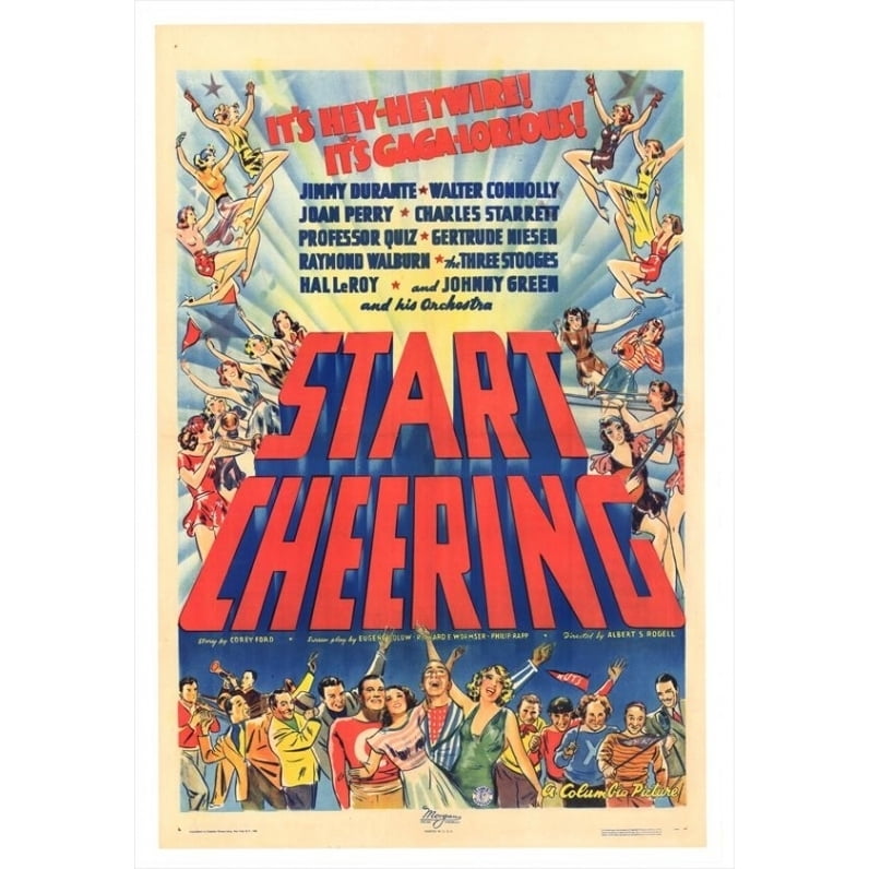Start Cheering Movie Poster (11 x 17) - Walmart.com