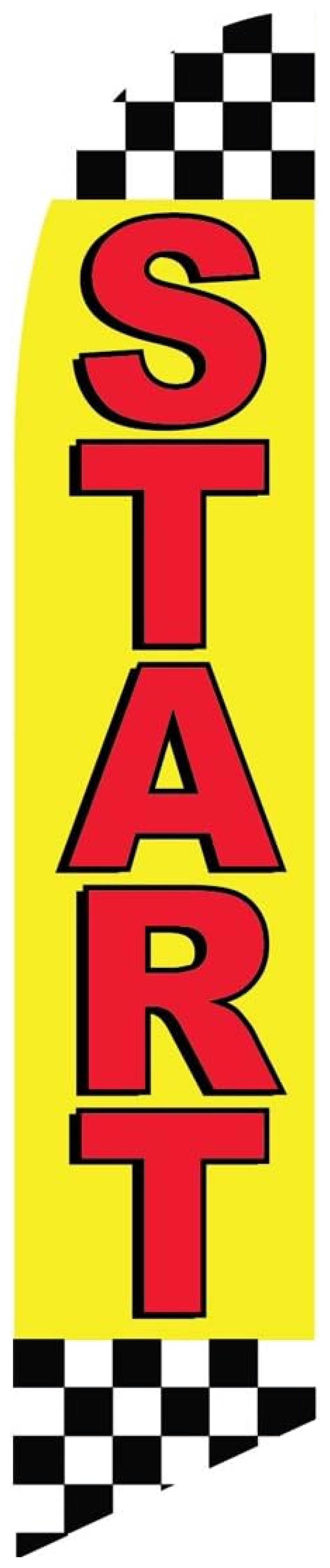 Start Marker Banner Swooper Flag for Festivals and Events, Replacement ...