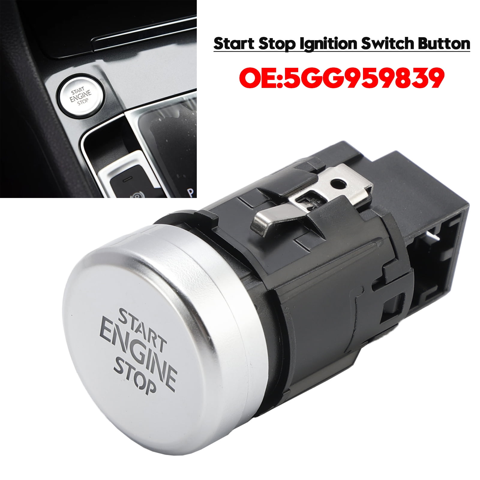 Start Stop Ignition Switch Button 5GG959839 for VW Golf MK7 GTI R32 13 ...