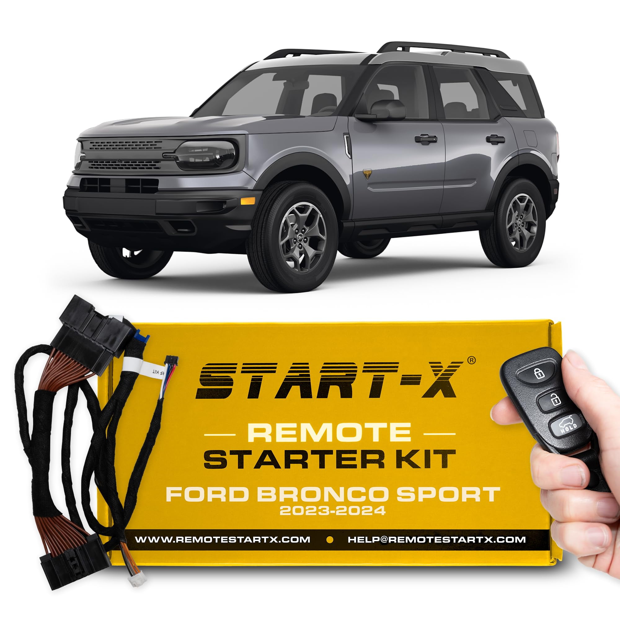 Start-X Plug N Play Remote Starter Kit for Ford Bronco Sport (2023-2024 ...