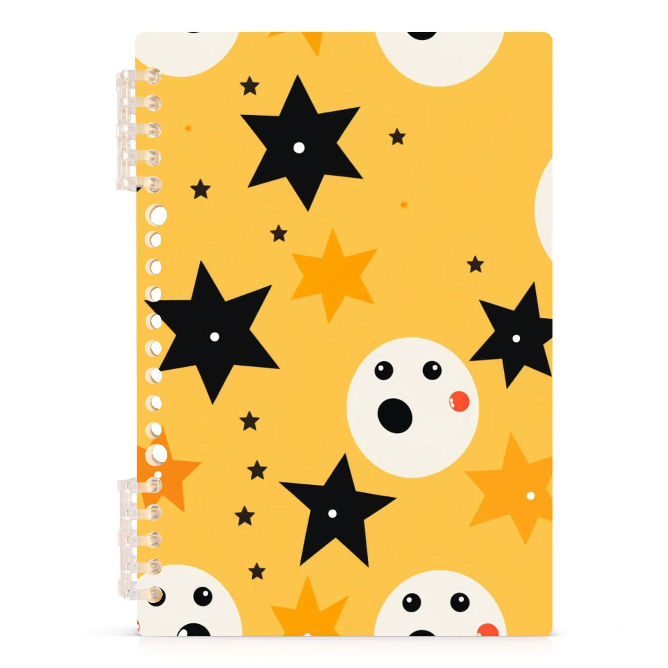 Start and Ghost Spiral Notebooks 60 Sheets 120 Pages A5 Journal Notepad ...