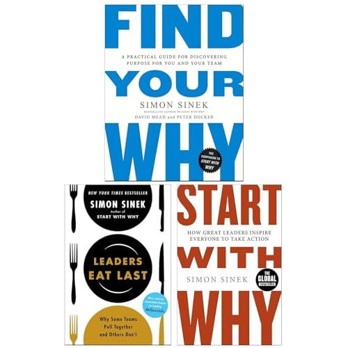 Start with Why Series 3 Books Collection Set (Find Your Why, Start With ...