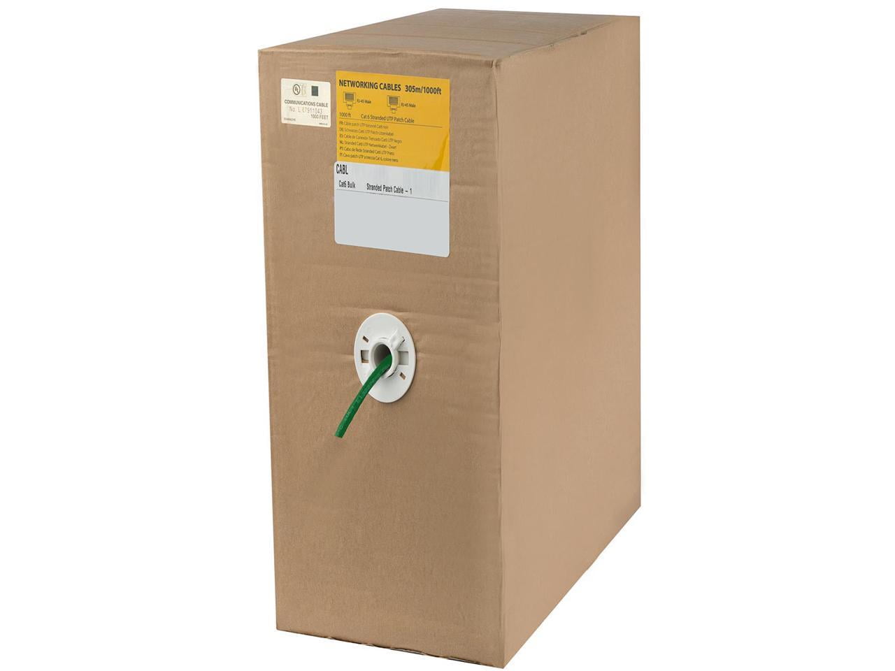 Startech 1000 ft Bulk Cat6 Ethernet Cable - Stranded - CM-Rated for In ...