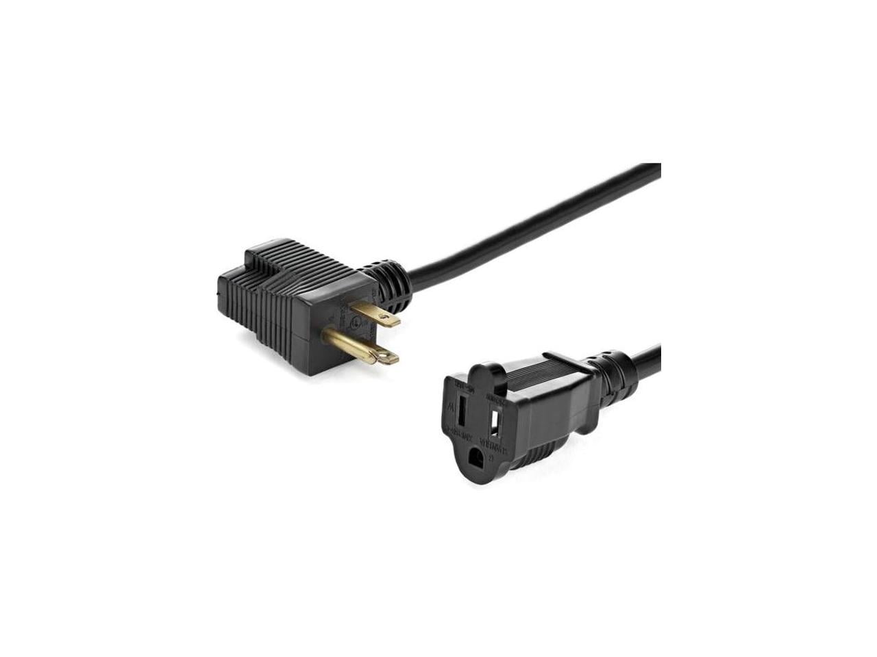 Startech 12inch Outlet Saver Extension Cord - NEMA 5-15P to 2x NEMA 5-15R - 16AWG - This 12 ...