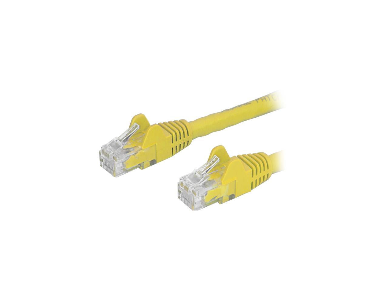 Startech 150ft CAT6 Ethernet Cable - Yellow Snagless Gigabit 100W PoE ...