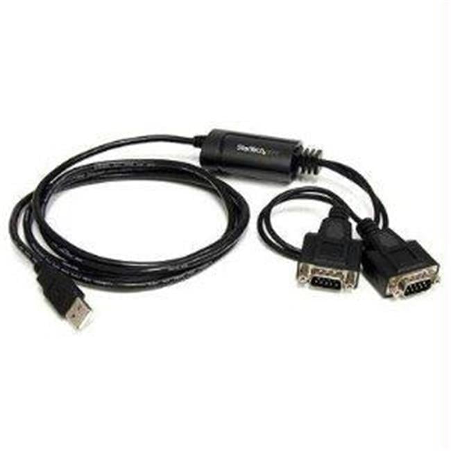 Startech 2 Port Ftdi Usb To Serial Rs232 Adapter Cable With Com Retention - Walmart.com