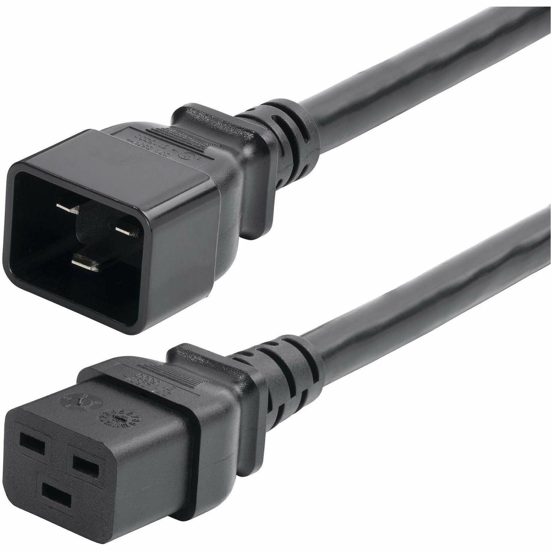 2FT (60CM) HEAVY DUTY EXTENSION CORD, IEC 60320 C19 TO C20 POWER ...