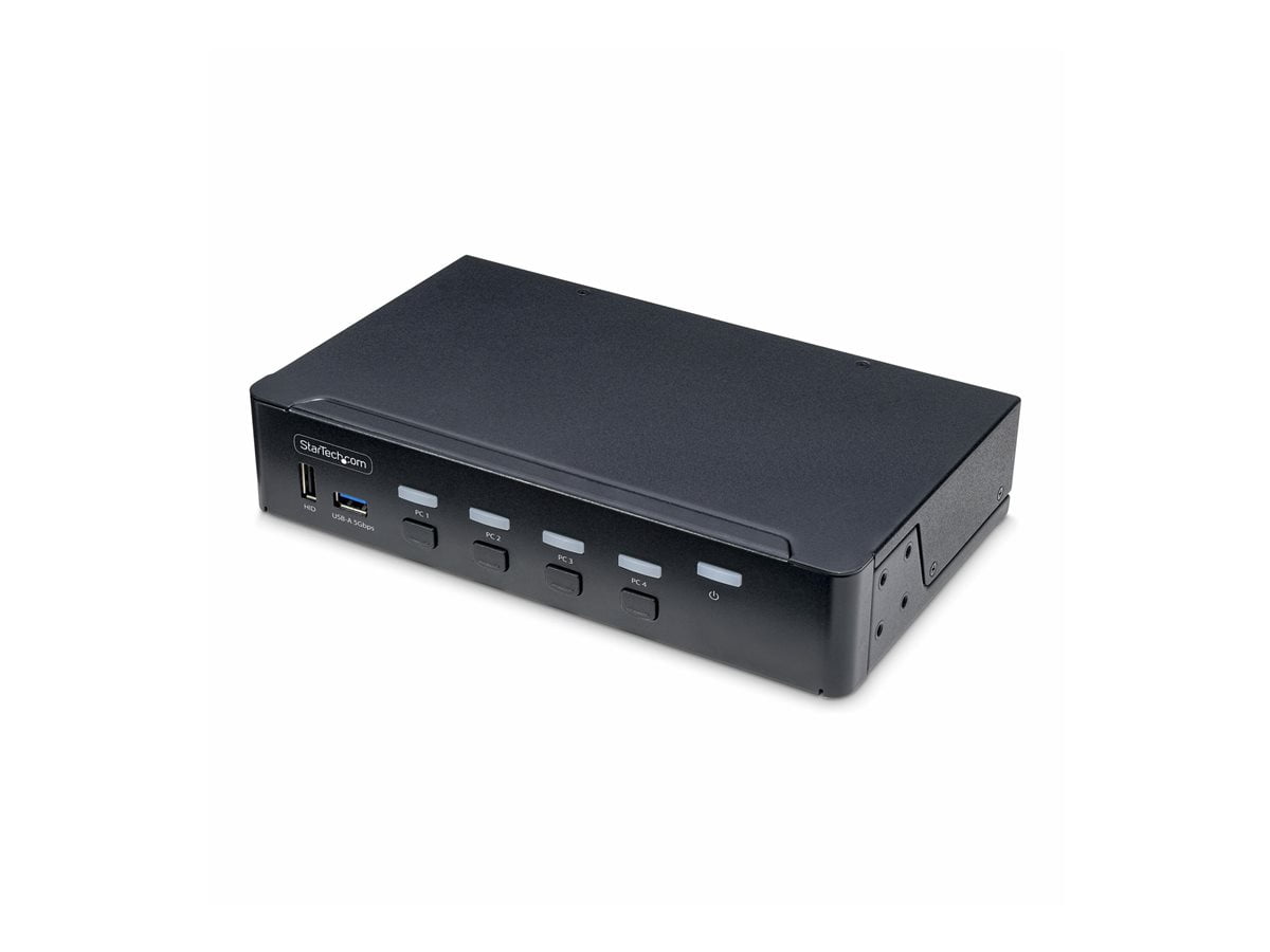 StarTech 4-Port DisplayPort KVM Switch, TAA Compliant P4AD122-KVM-SWITCH - Walmart.com