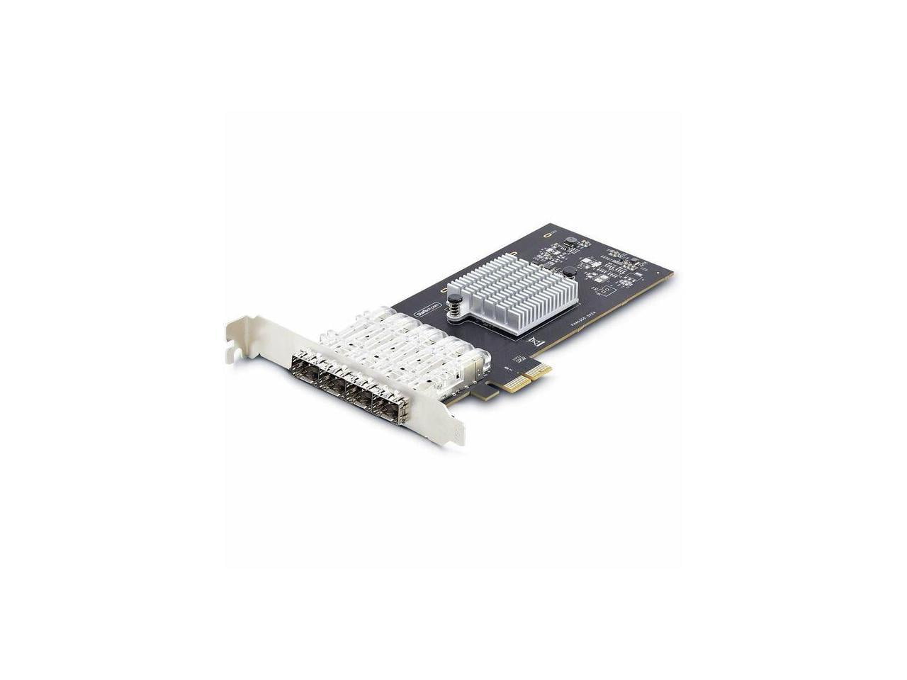 Startech 4-Port GbE SFP Network Card, PCIe 2.0 x2, Intel I350-AM4 4X ...