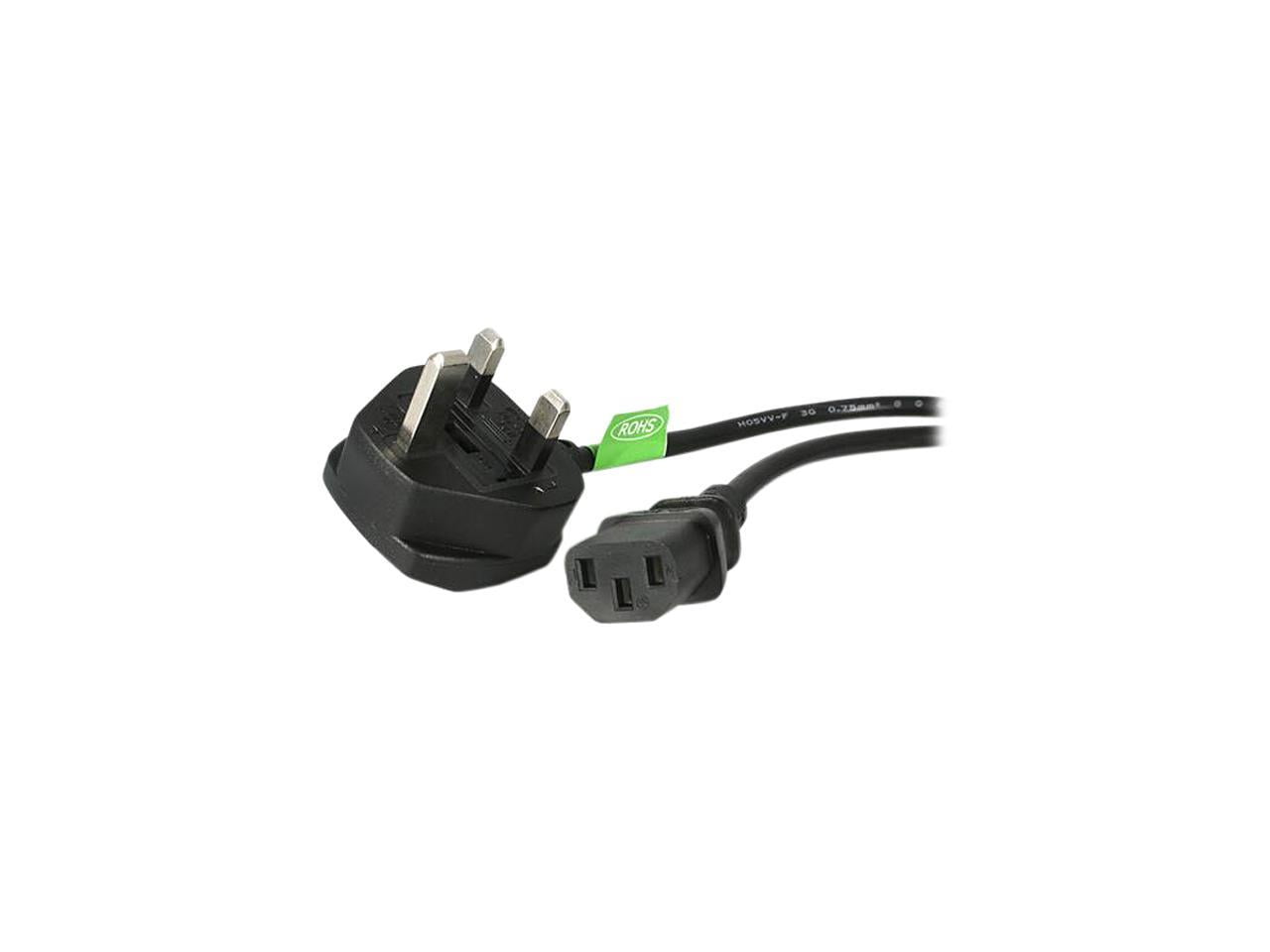 Startech 6 ft Standard UK Computer Power Cord - 6ft - Walmart.com