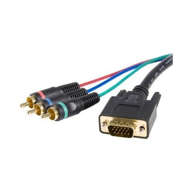 Startech.Com 3ft Hd15 To Component Rca Breakout Cable (HD15CPNTMM3 ...