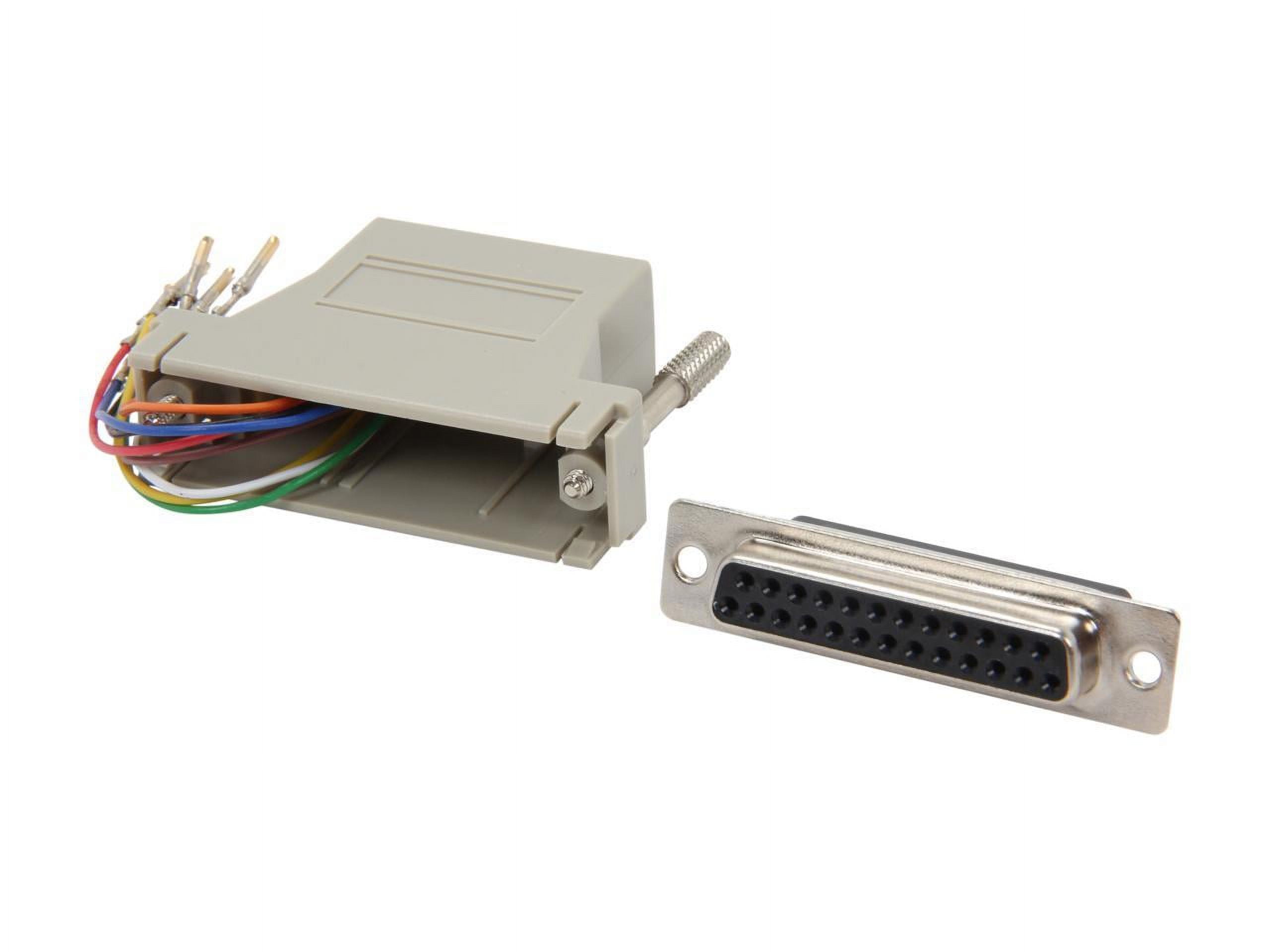 StarTech.com DB25 to RJ45 Modular Adapter - Serial adapter - DB-25 (F) - RJ-45 (F) - Walmart.com