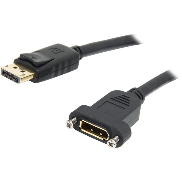 StarTech.com DPPNLFM3 3 ft. Black DisplayPort Male to DisplayPort ...