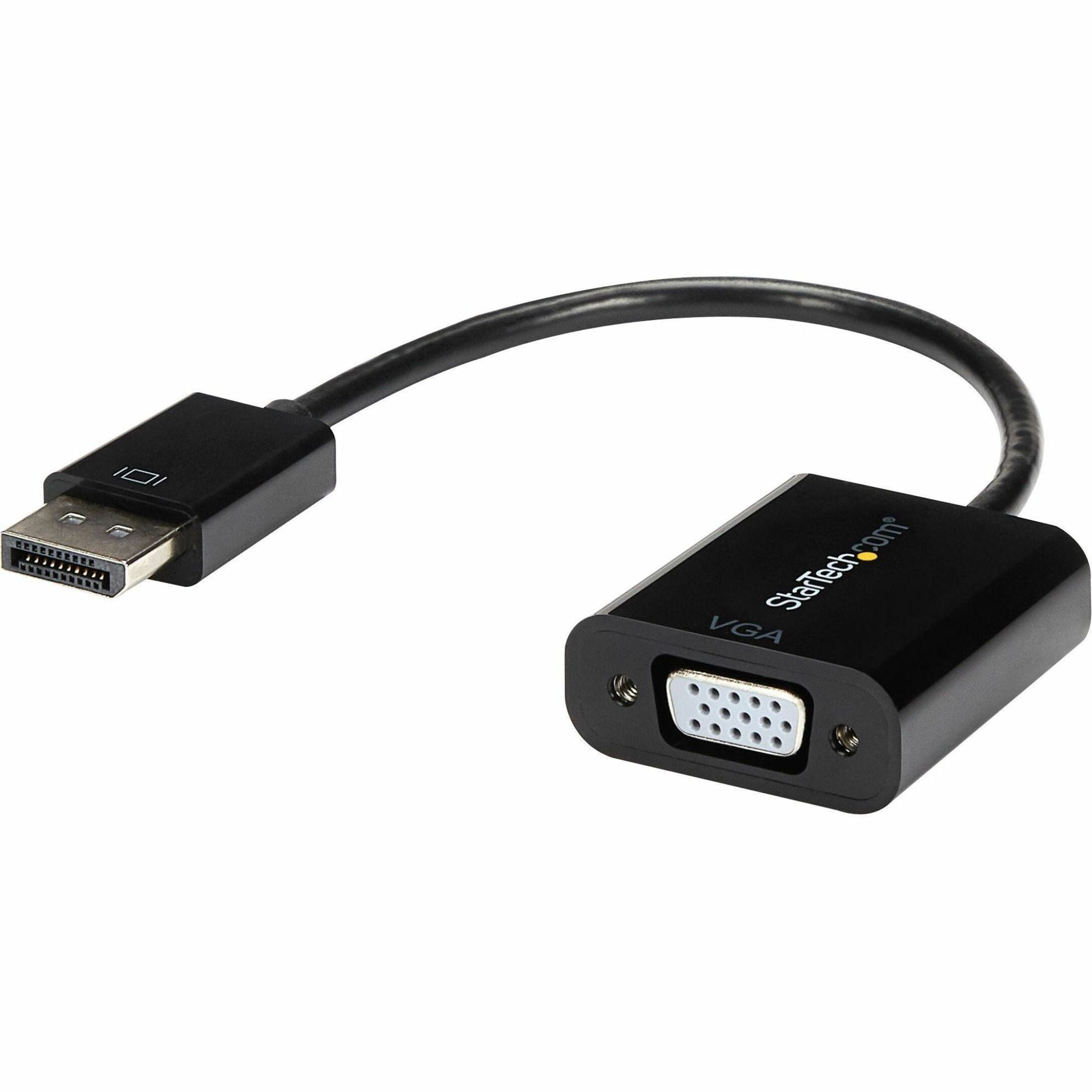 Startech DisplayPort to VGA Adapter Converter - DP to VGA - Connect ...