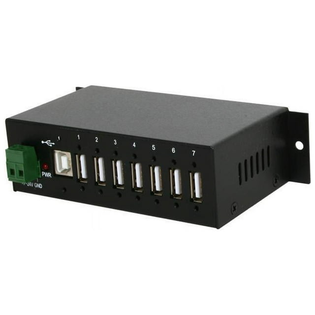 Startech Mountable Rugged Industrial 7 Port USB Hub - Add 7 external ...