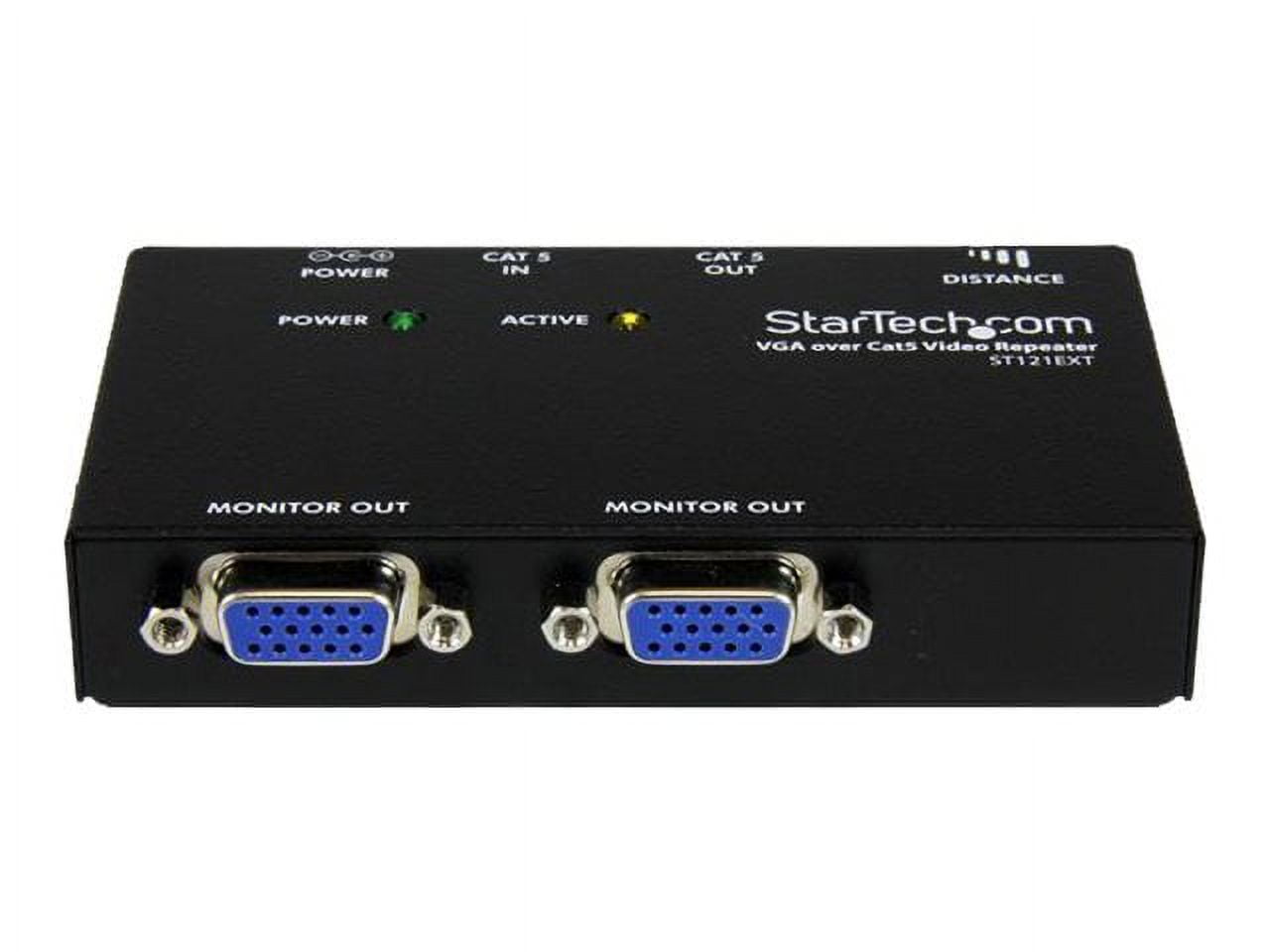 Startech VGA over Cat 5 UTP Video Extender Repeater for Line of ST121 ...