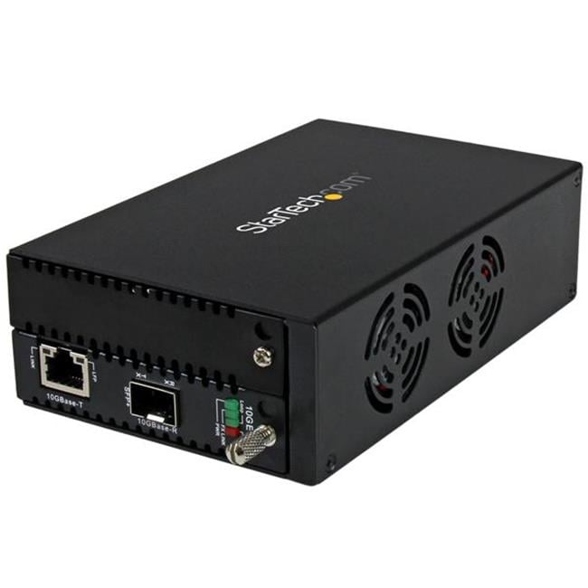 Startech.com 10 GbE Copper Fiber Media Converter Networking - Walmart.com