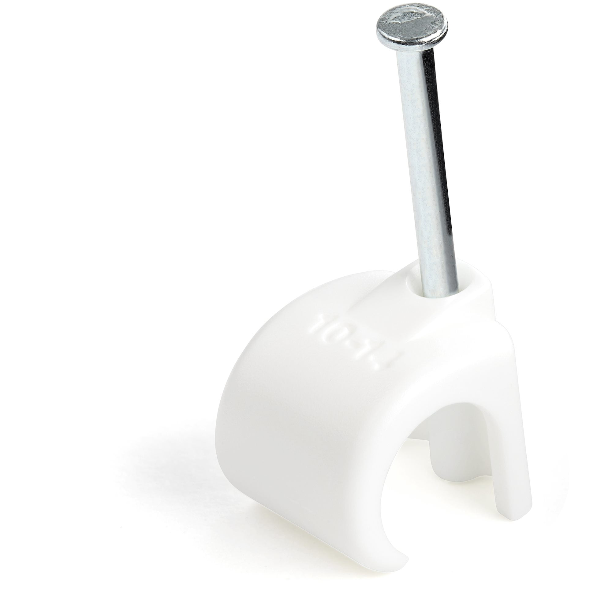 Startech.com 100 Pack Extra Large Cable Clips With Nail, Reusable, Nail ...