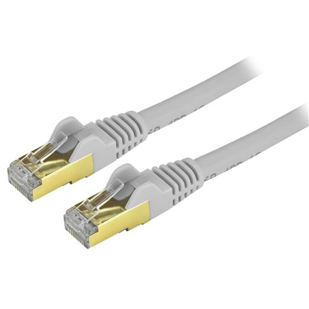 Startech.com 5 ft Gray Cat6a Shielded Patch Cable - Walmart Business ...