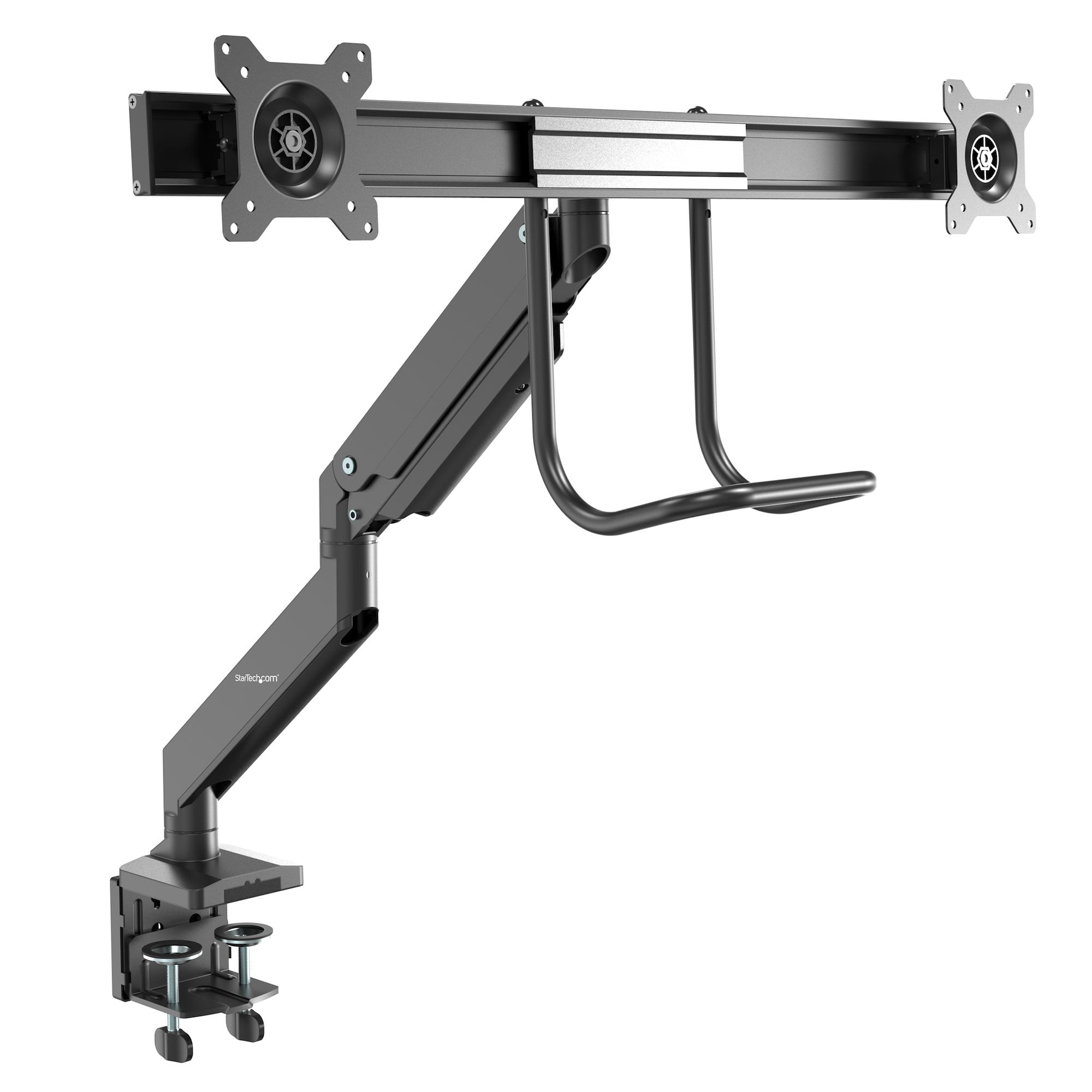 Startech.com Desk Mount Dual Monitor Arm, Ergonomic Dual Monitor Vesa ...